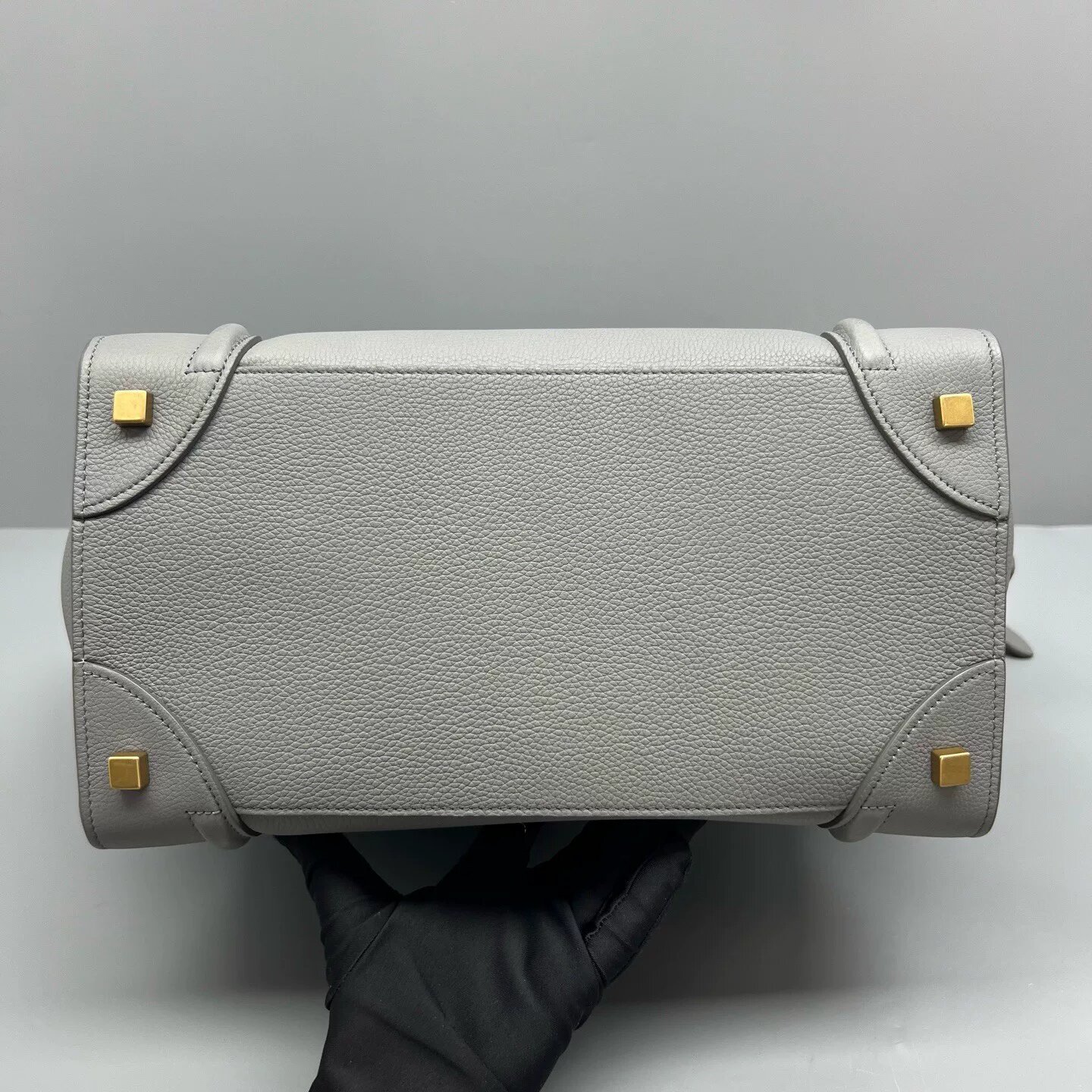 Сумка тоут CELINE Luggage medium, серый — фото 1
