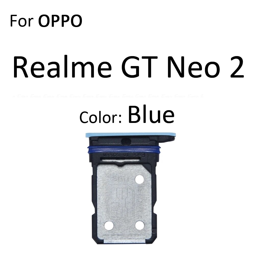 Лоток для SIM-карты, слот для чтения, адаптер для OPPO Realme GT Neo 2 3 2T 3T, держатель для карт Micro SD, разъем, детали контейнера
