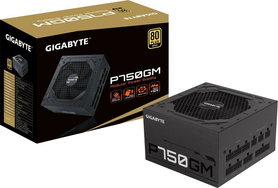 Блок питания для ПК Gigabyte GP-P750GM 80+ Gold