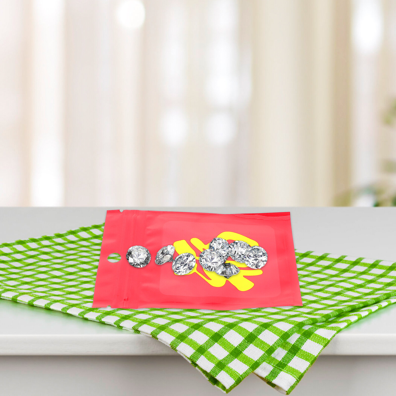 100 Штук Прочный Пакет Для Еды С Замком Zip Stand Up Pouch Упаковка Для Сухих Продуктов 11.00X9.00X0.10Cm