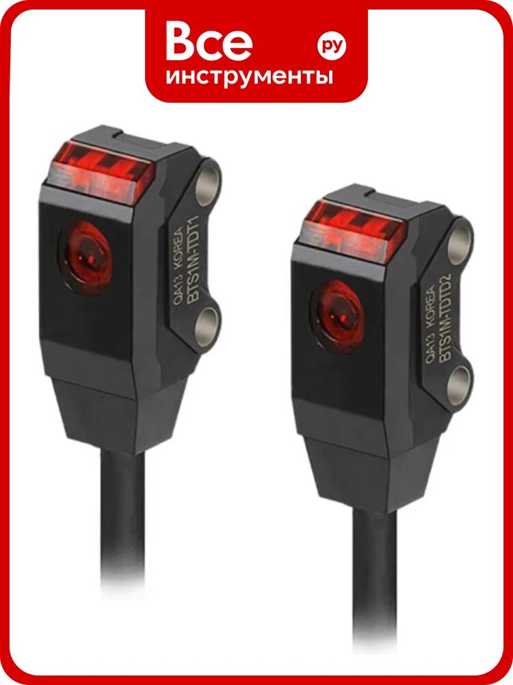 Фотоэлектрический датчик Autonics BTS1M-TDTD, кабель 2м, NPN, 12-24В, (Юж. Корея) 28110100050121