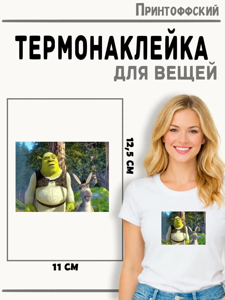 Термонаклейка Шрек — фото 1