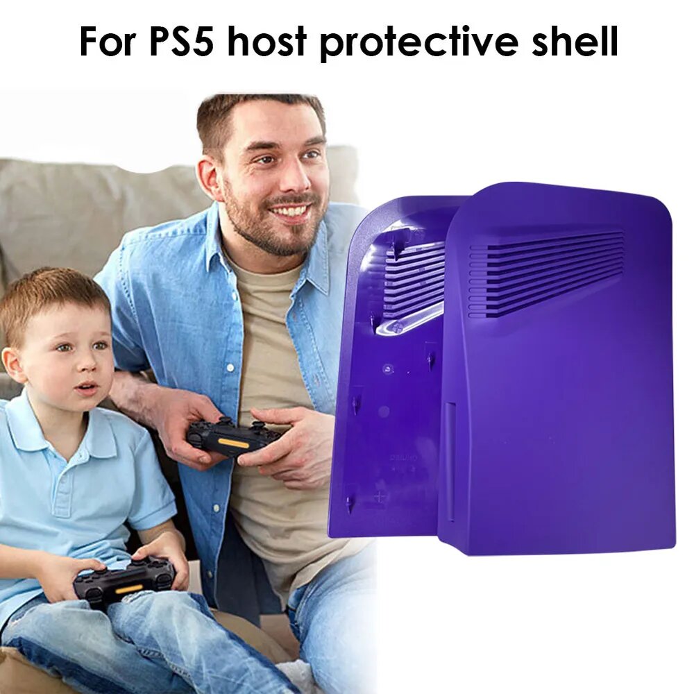 Сменный корпус PS5 с оптическим приводом, фиолетовый, с вентиляцией