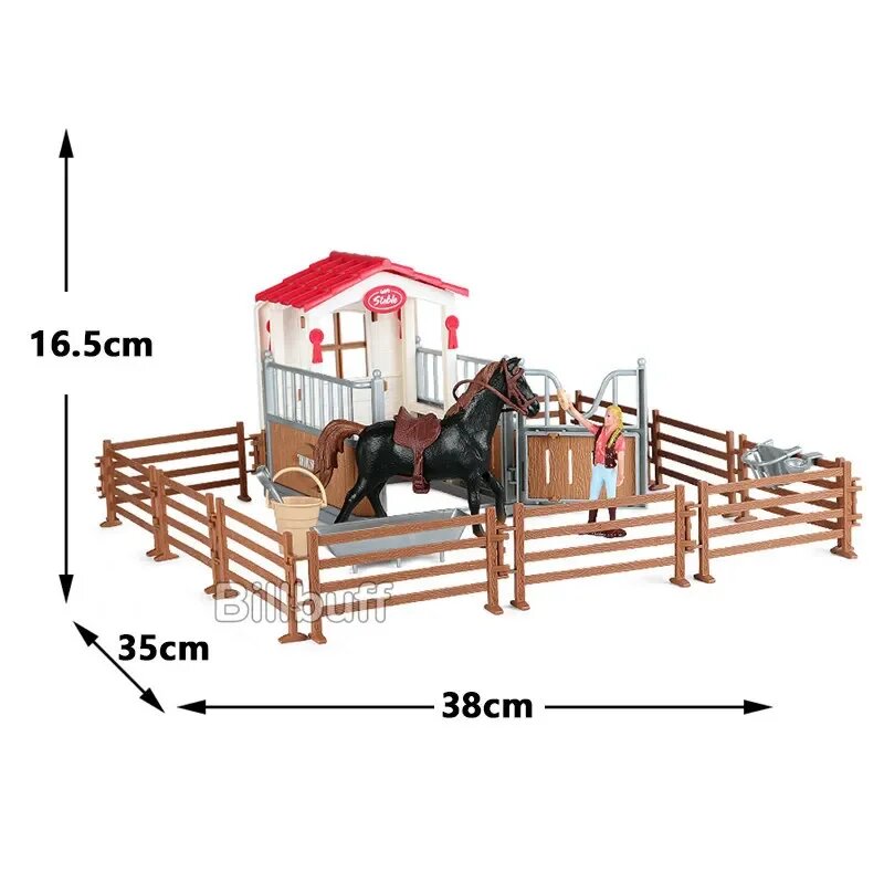 Конструктор Schleich Ферма, стойло для лошади, 38 x 35 x 16.5 см