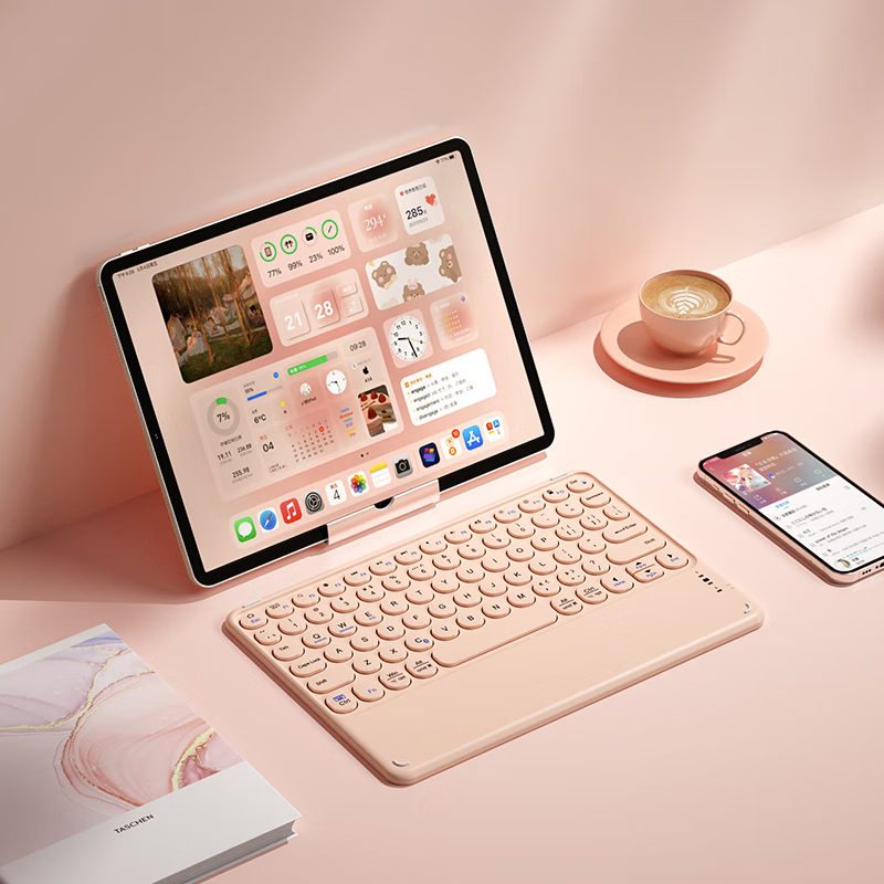 B.O.W HB251 беспроводная Bluetooth клавиатура тонкая тихая офисная клавиатура для Apple Xiaomi Huawei iPad ноутбуков