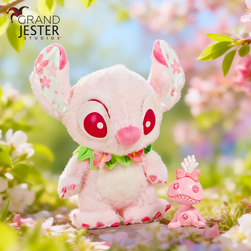 Набор фигурок Стича от Enesco Disney: Стич и Маленькая Золотая Вишенка, лимитированная серия, подарок с сакурой