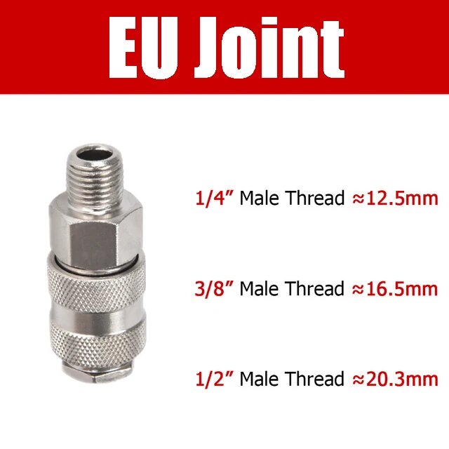 Быстросъемный пневматический соединитель CNZG 1/4 1/4", EU SM