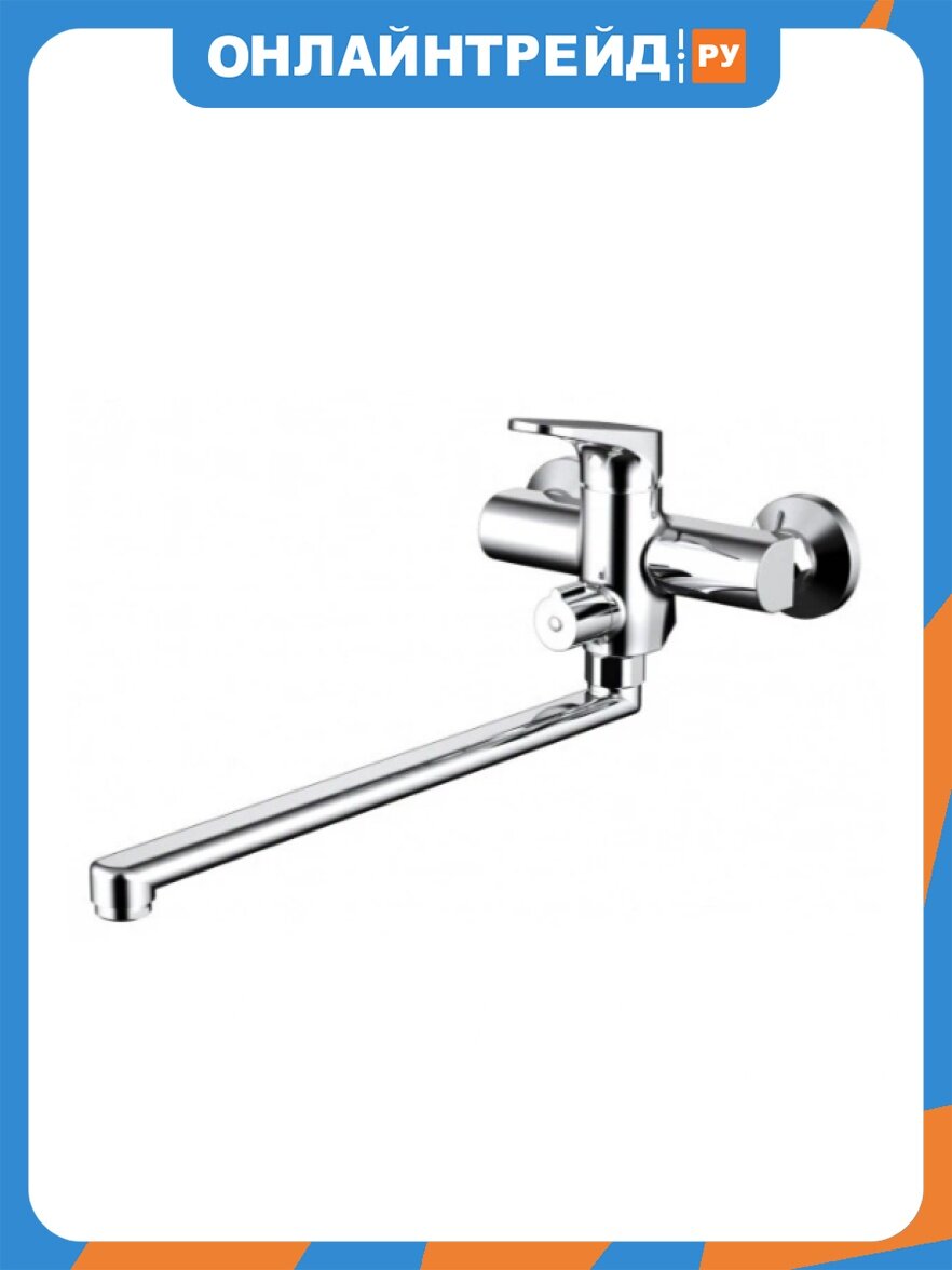 Смеситель для ванны Bravat Eler F6191238CP-01L-RUS c длинным изливом