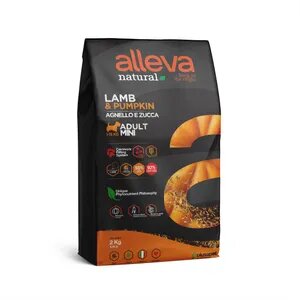 Suhoy korm alleva natural alleva natural dlya vzroslyh sobak melkih porod s yagnenkom i tykvoy 2 kg