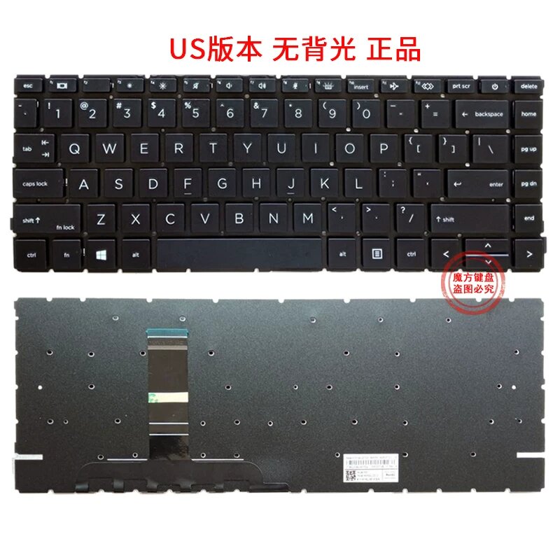 Клавиатура для ноутбука Zhan 66 PRO 14 G4 без подсветки, серебристый цвет