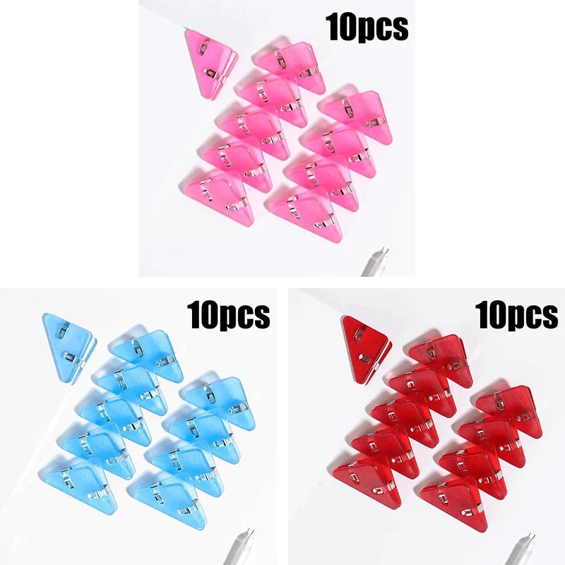 Треугольные пластиковые зажимы Mix 30pcs4