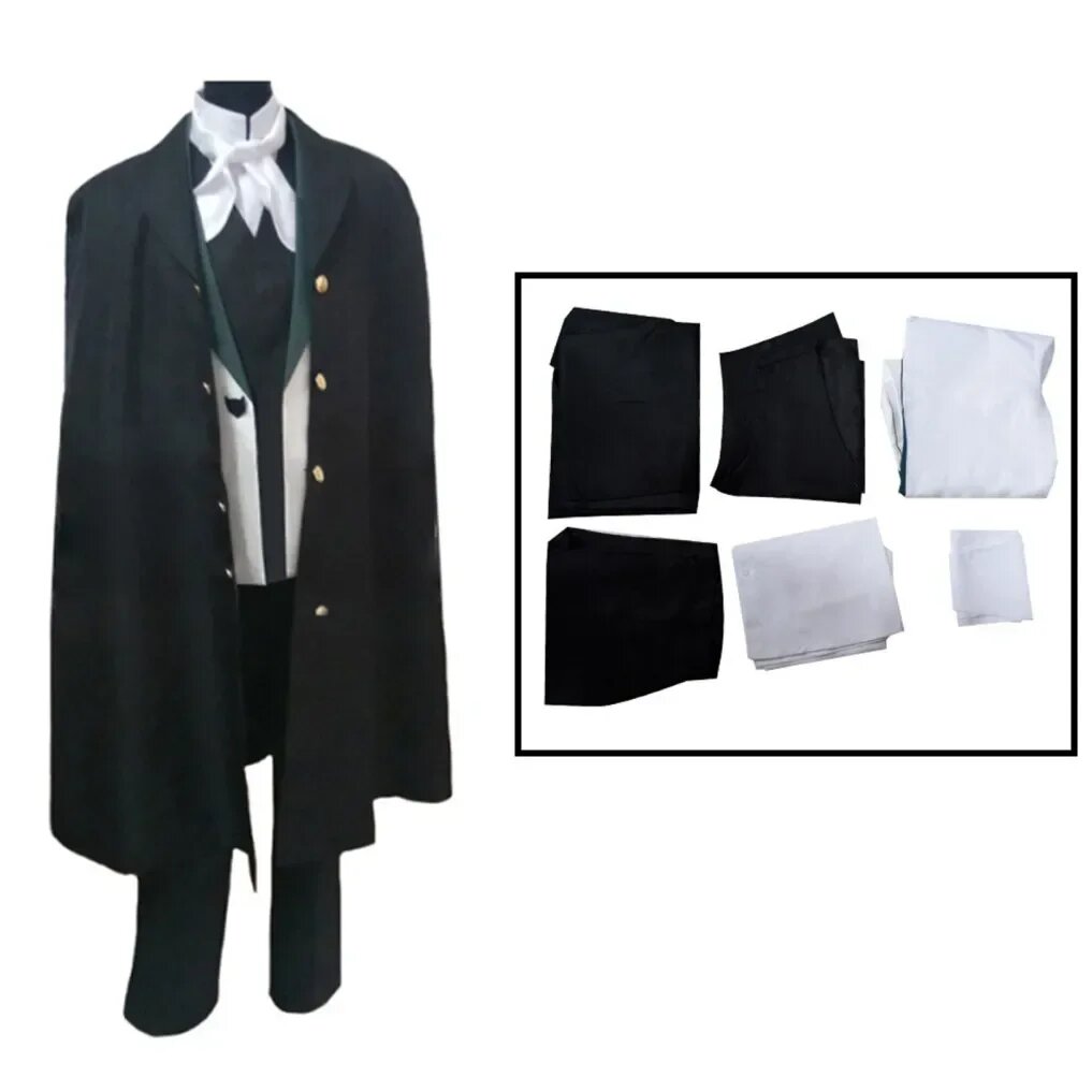 Костюм Эдгара Аллана По для косплея Bungo Stray Dogs XXXL, costume