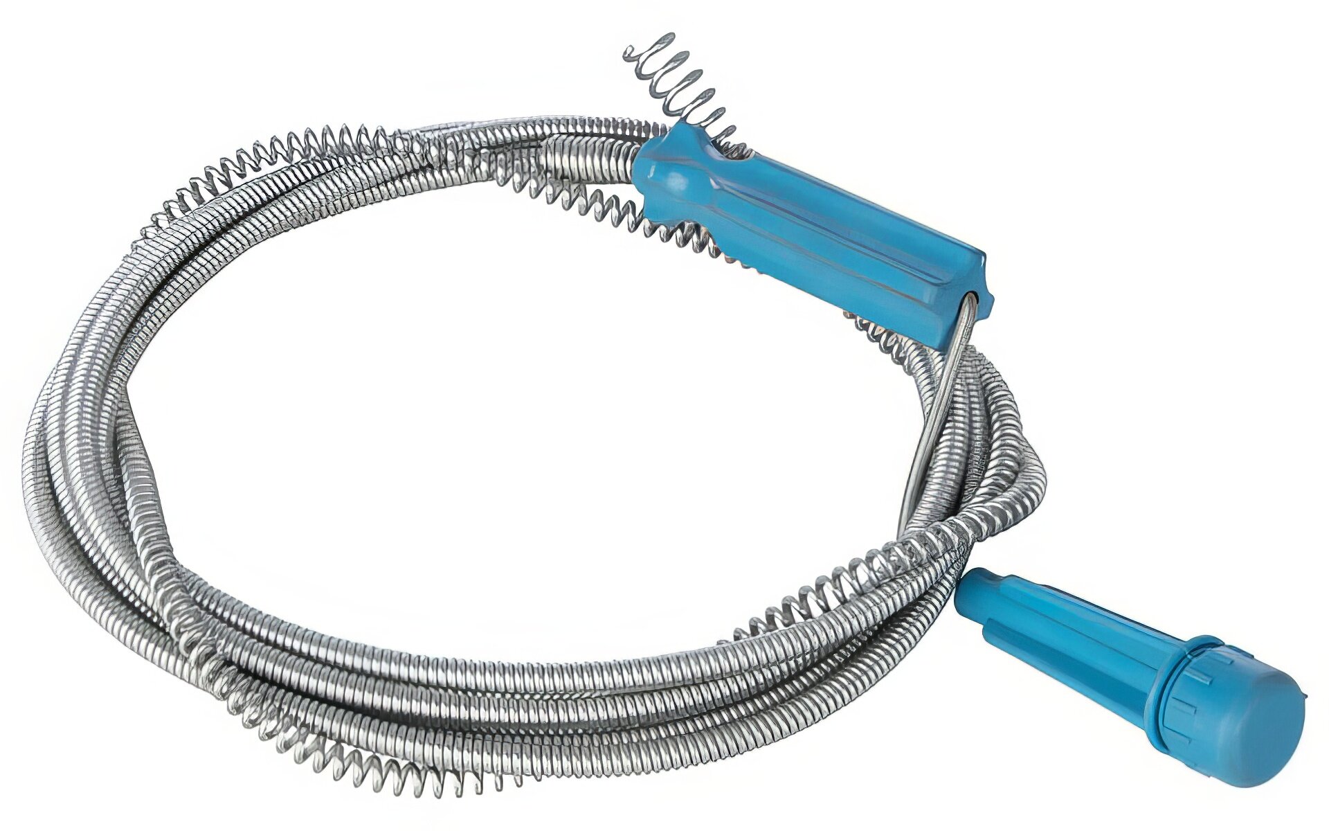 Трос для прочистки канализационных труб 5,5ммх2,55м с двумя ручками