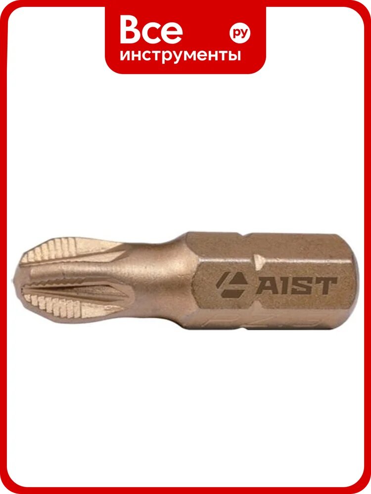 Бита POZIDRIV PZ1, 1/4", 10 шт. AIST 1162501Z10 00-00012929