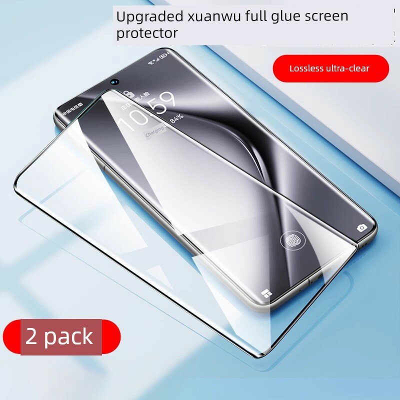 Защитное стекло для смартфона Huawei Pura 80 Ultra, полный экран, 2 шт, ультра-прозрачное, анти-отпечатки,