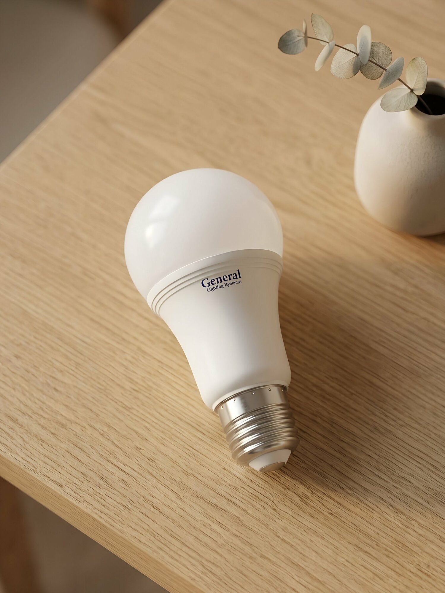 Лампа светодиодная E27, 11 Вт, 230 В, груша, 6500 К, свет холодный белый, General Lighting Systems, GLDEN-WA60