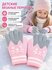 Варежки  для девочек, размер OneSize, розовый