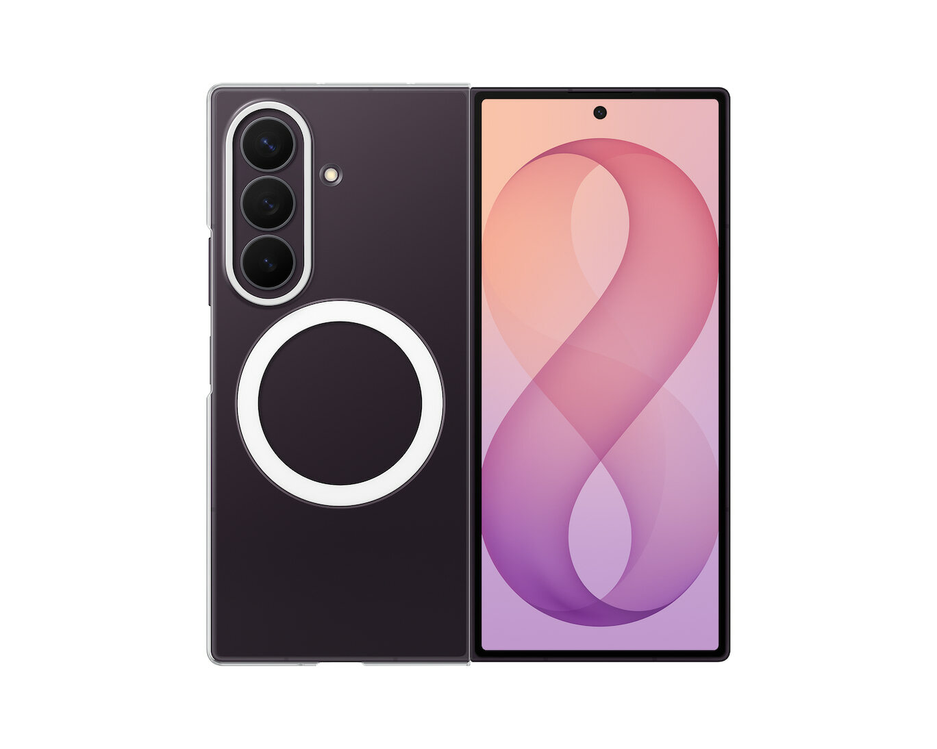 Чехол прозрачный, Samsung Galaxy Z Fold8 Ultra Clear Magnet Case