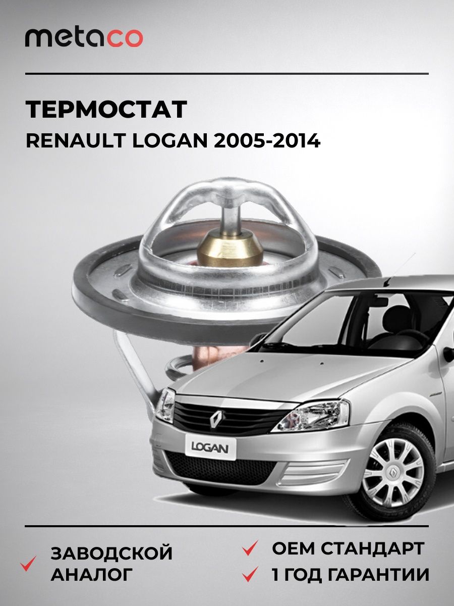 Термостат METACO 1520073 Рено Логан Renault Logan 2005-2014