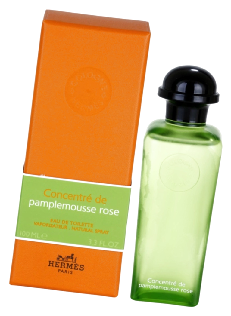 Туалетная вода для мужчин и женщин Concentre De Pamplemousse Rose Hermes 100 мл / Концентрат Грейпфрута
