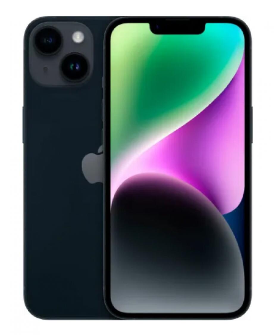 Смартфон Apple iPhone 14 Plus, 6/512Gb Global, Nano SIM+eSIM, Midnight (Черный)