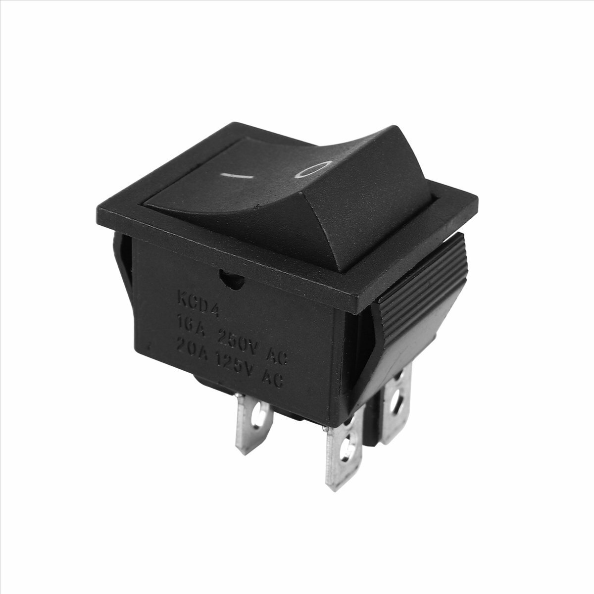 AC 250V 16A 4 Pin ON/OFF I/O 2 Положение защелки DPST в кулисном переключателе 28x21 мм для лодки