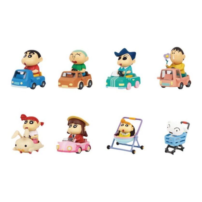 52TOYS Карандаш SHIN Chan Car Collection Слепые коробки 1 слепой бокс 3 шт Слепая коробка Целая коробка 8 шт
