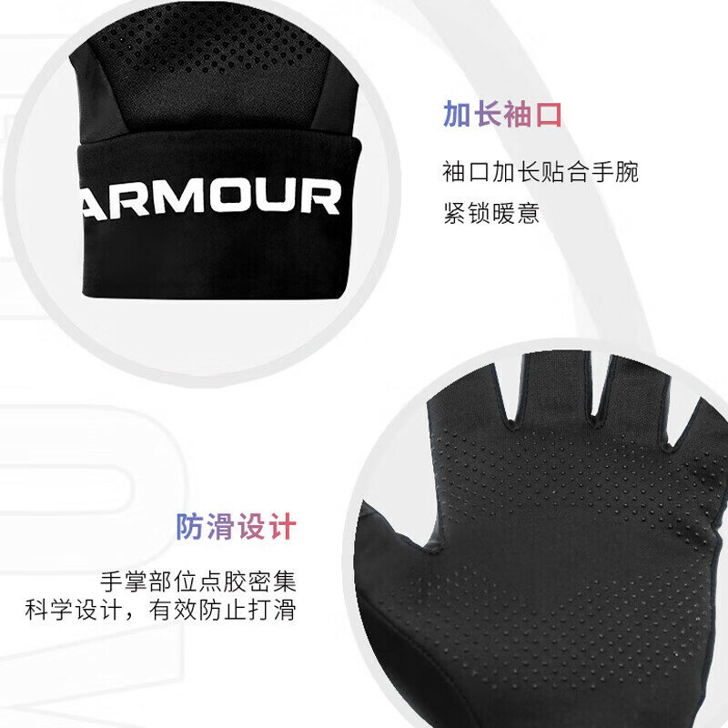 Under Armour зимние велосипедные перчатки для всей семьи с шерстяной подкладкой, водонепроницаемые, сенсорные, для