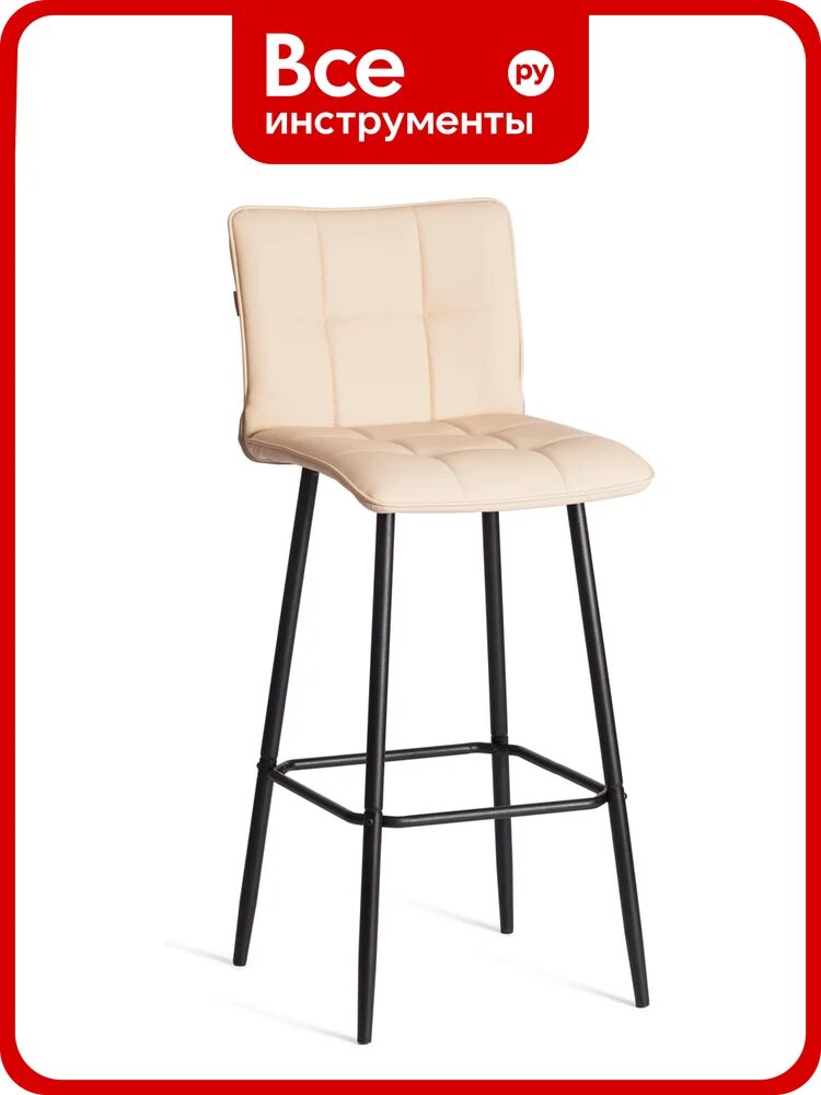 Барный стул Tetchair Bari экокожа, бежевый 24909