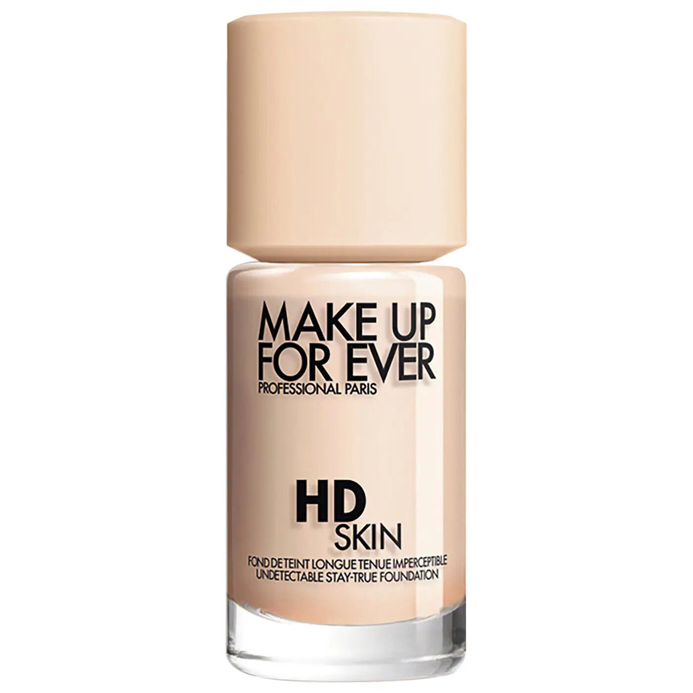 Make Up For Ever Устойчивое тональное средство HD Skin Undetectable Longwear Foundation (1R02 Cool Alabaster),30 мл
