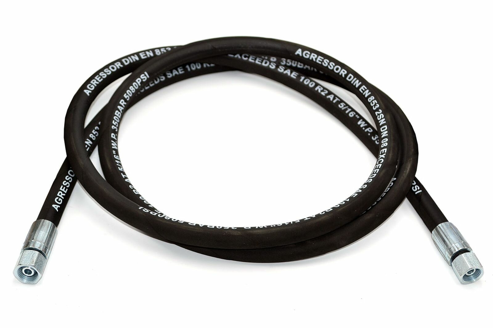 HIMPT Рукав РВД 08-2SN S19 DK М16x1.5 35МПа 2250 00008000019