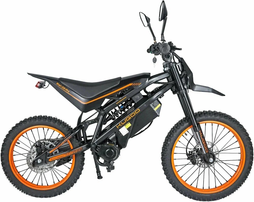 Скутер KUGOO WISH 02 PRO рестайлинг 2026, черный, АКБ 60V/27Ah