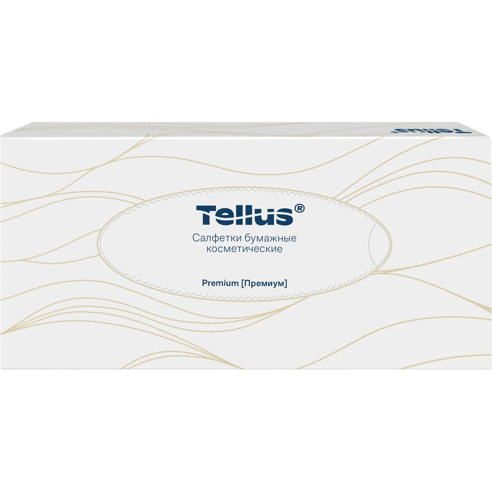 Салфетки для лица ультрамягкие, категория качества Премиум Tellus (TORK) 2-сл. 120380