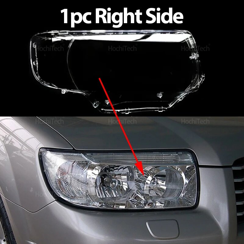 Для Subaru Forester SG Facelift 2006 2007 2008, крышка автомобильных фар, стеклянная крышка, абажур, яркий корпус, крышки линз