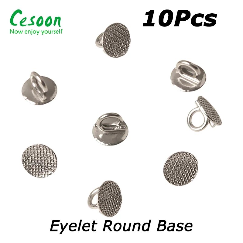 Лингвальные кнопки Cesoon для брекетов 10 шт. Eyelet Round