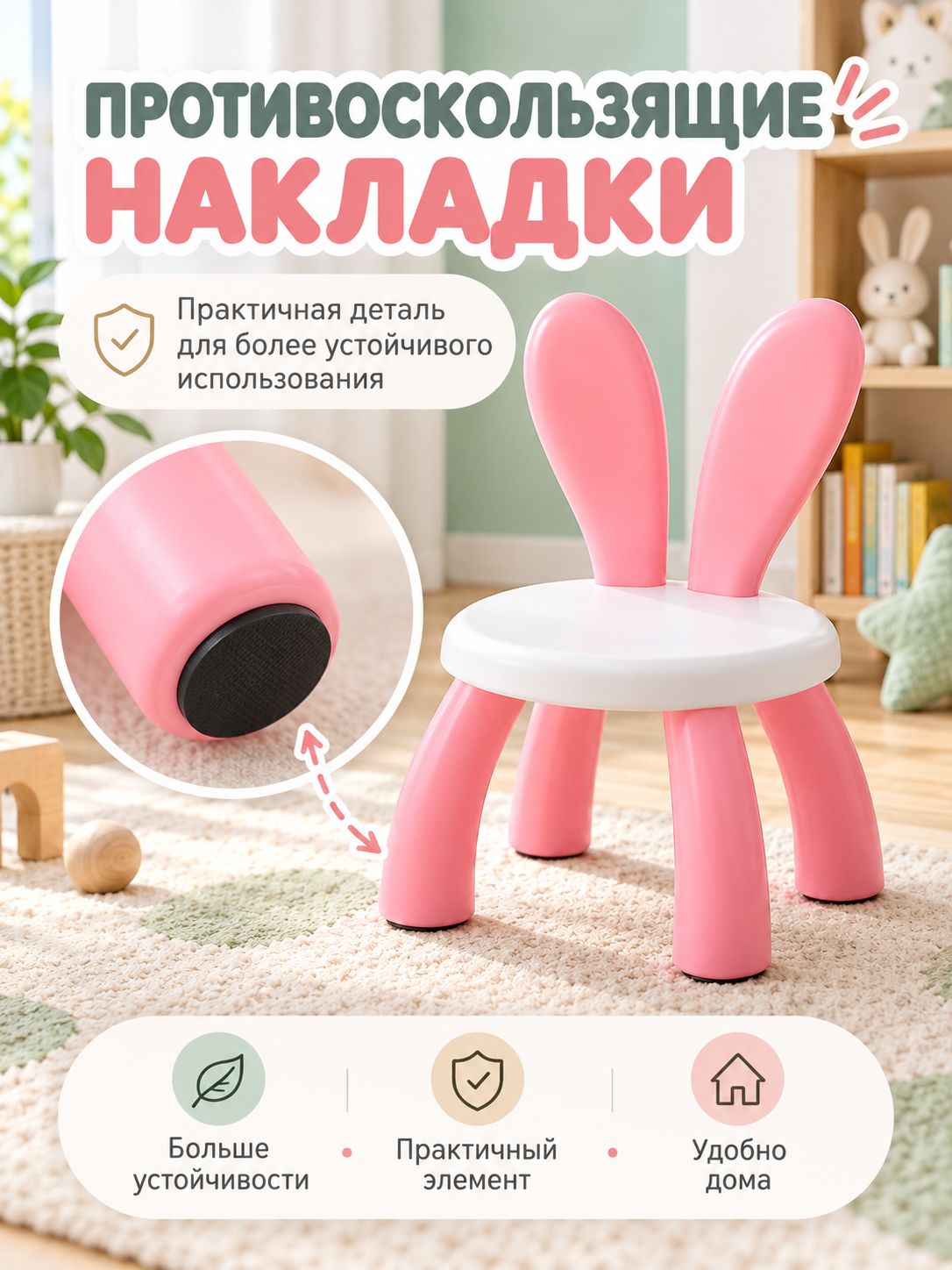 Детский стул,22х18х38см