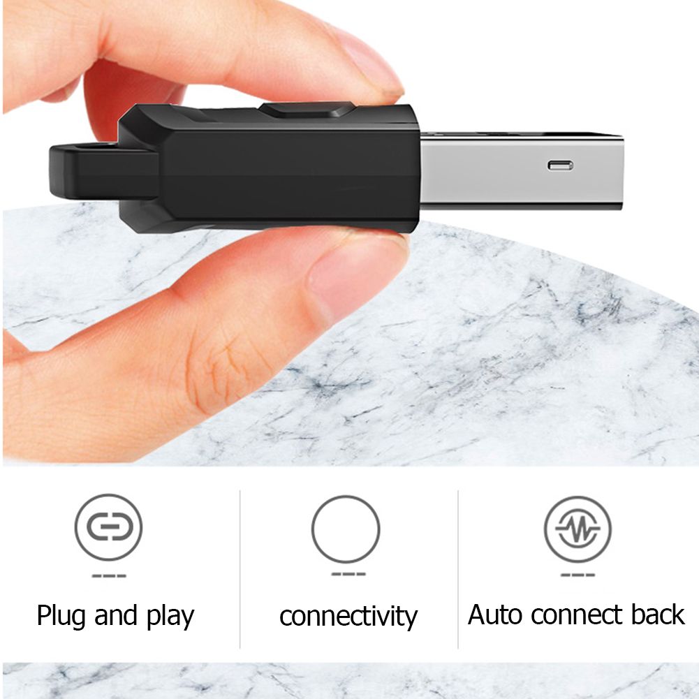 Беспроводной адаптер для наушников к игровой консоли, совместимый с Bluetooth, USB донгл