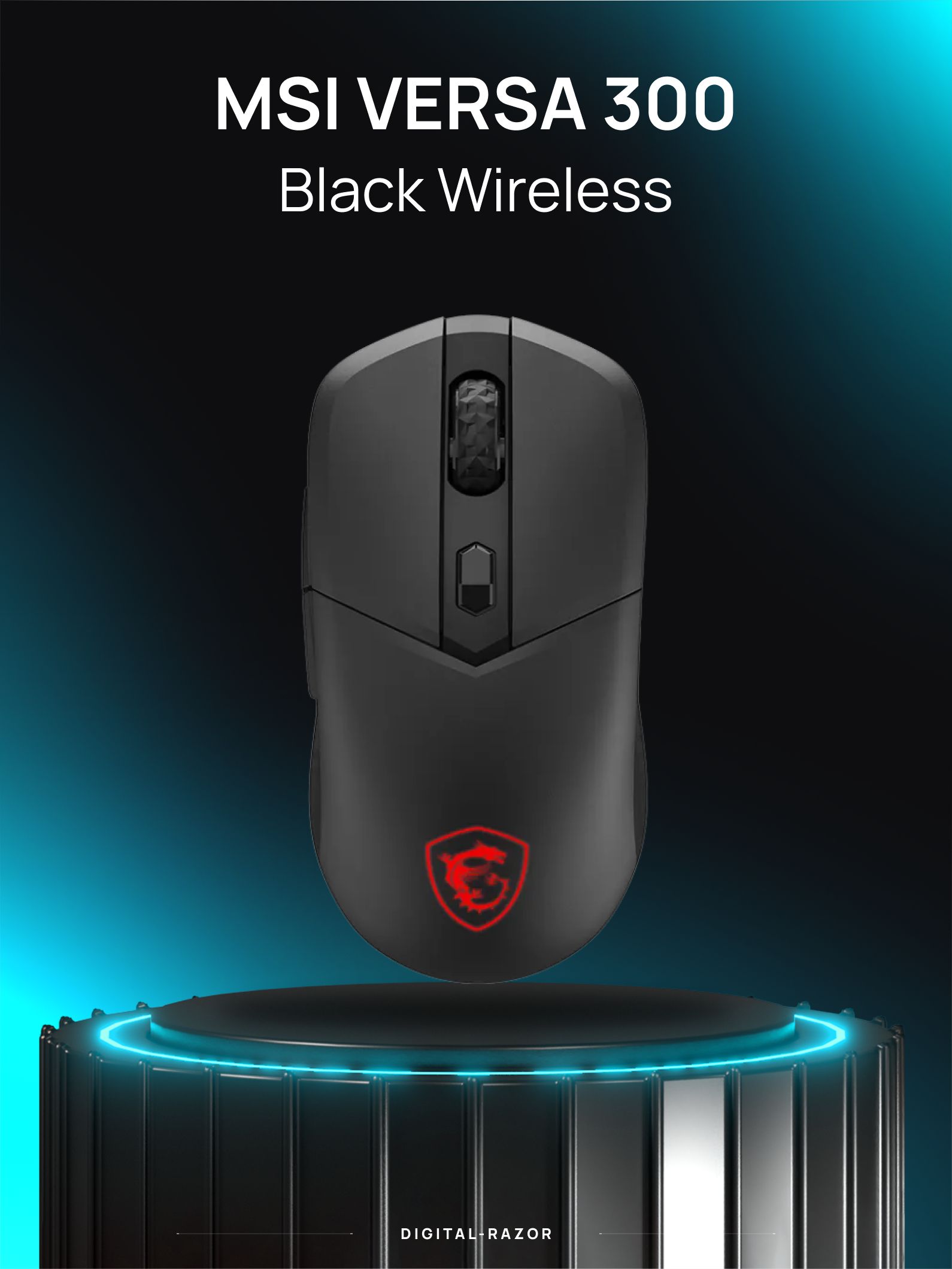 Мышь игровая MSI VERSA 300 Black Wireless