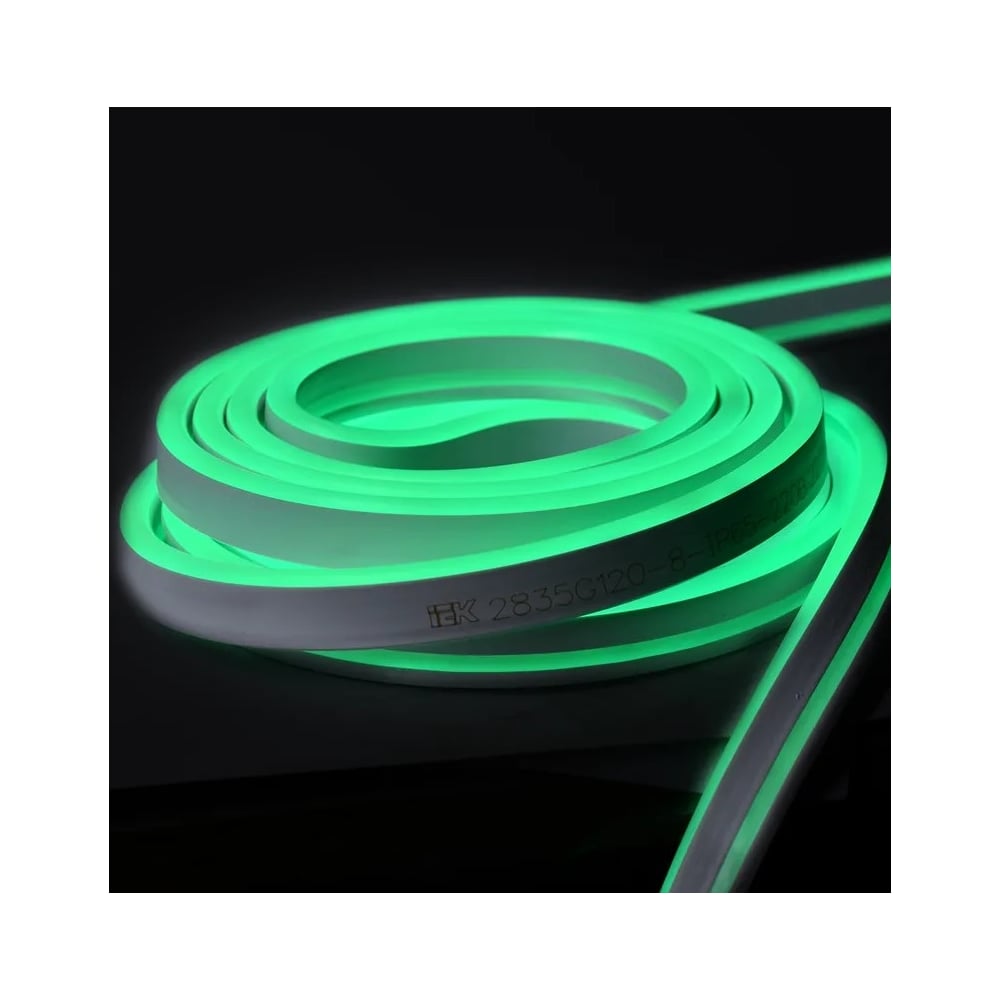 Комплект светодиодной подсветки "неон" IEK (лента led 10м lsr5-2835g120-8-ip65-220в + драйвер) LSR5-G-120-65-2-10-S0