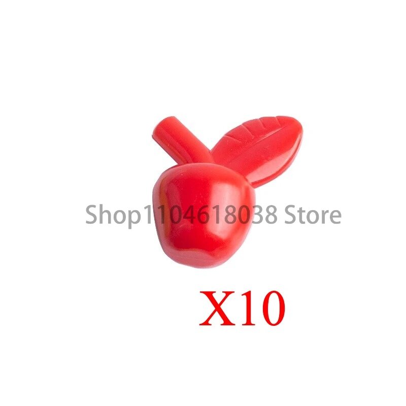 Красный пластиковый блок Apple X10