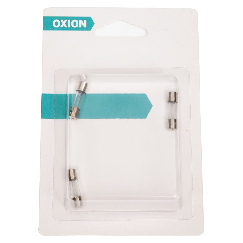 Предохранитель OXION 5А, размер 5x20 мм, 3шт, блистер H520-5A/250B-BL