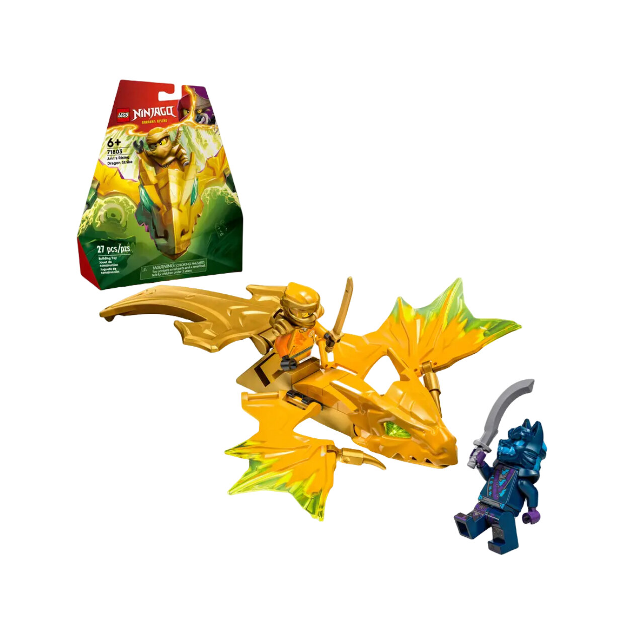 Конструктор унисекс LEGO Arin's Rising Dragon Strike 71803, Alin Dragon Special Attack