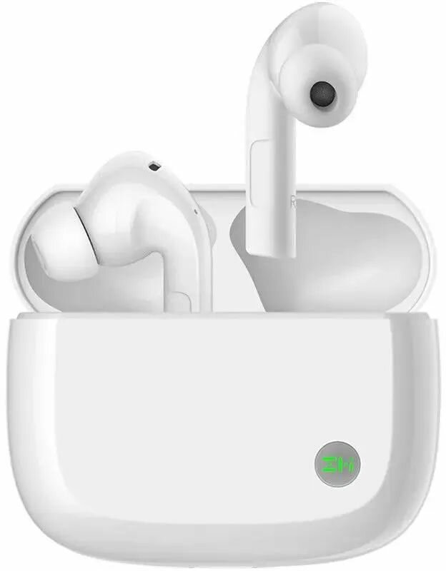 Наушники беспроводные для телефона ZMI PurPods Pro TW100ZM, Bluetooth v.5.2, IPX4, внутриканальные, белые (1564246)