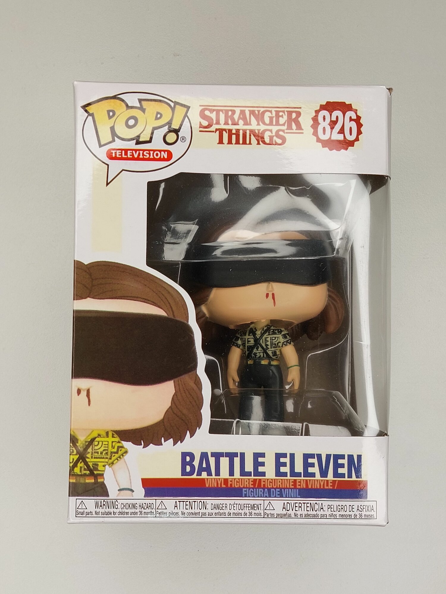 Фигурка Одиннадцать Элевен с завязанными глазами Stranger Things Eleven Battle 826