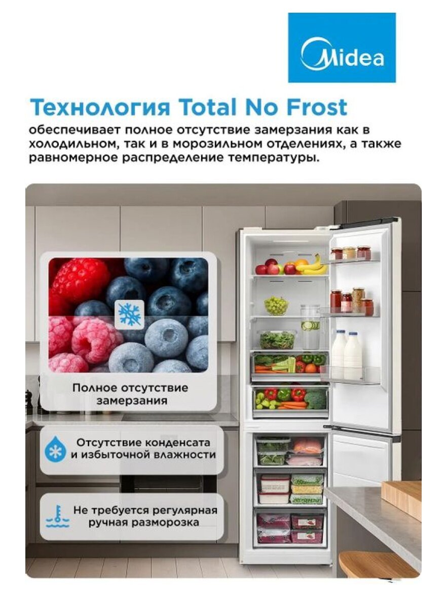 Холодильник Midea MDRB522MGE01OD — фото 1