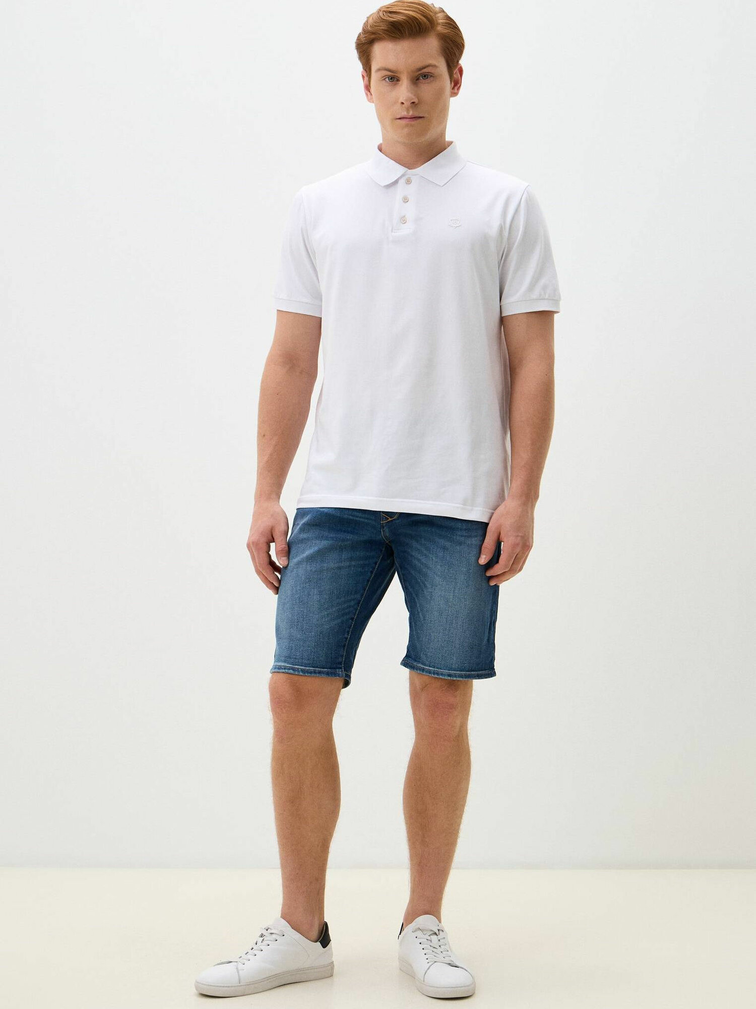 Шорты Replay, размер 29, синий — фото 1