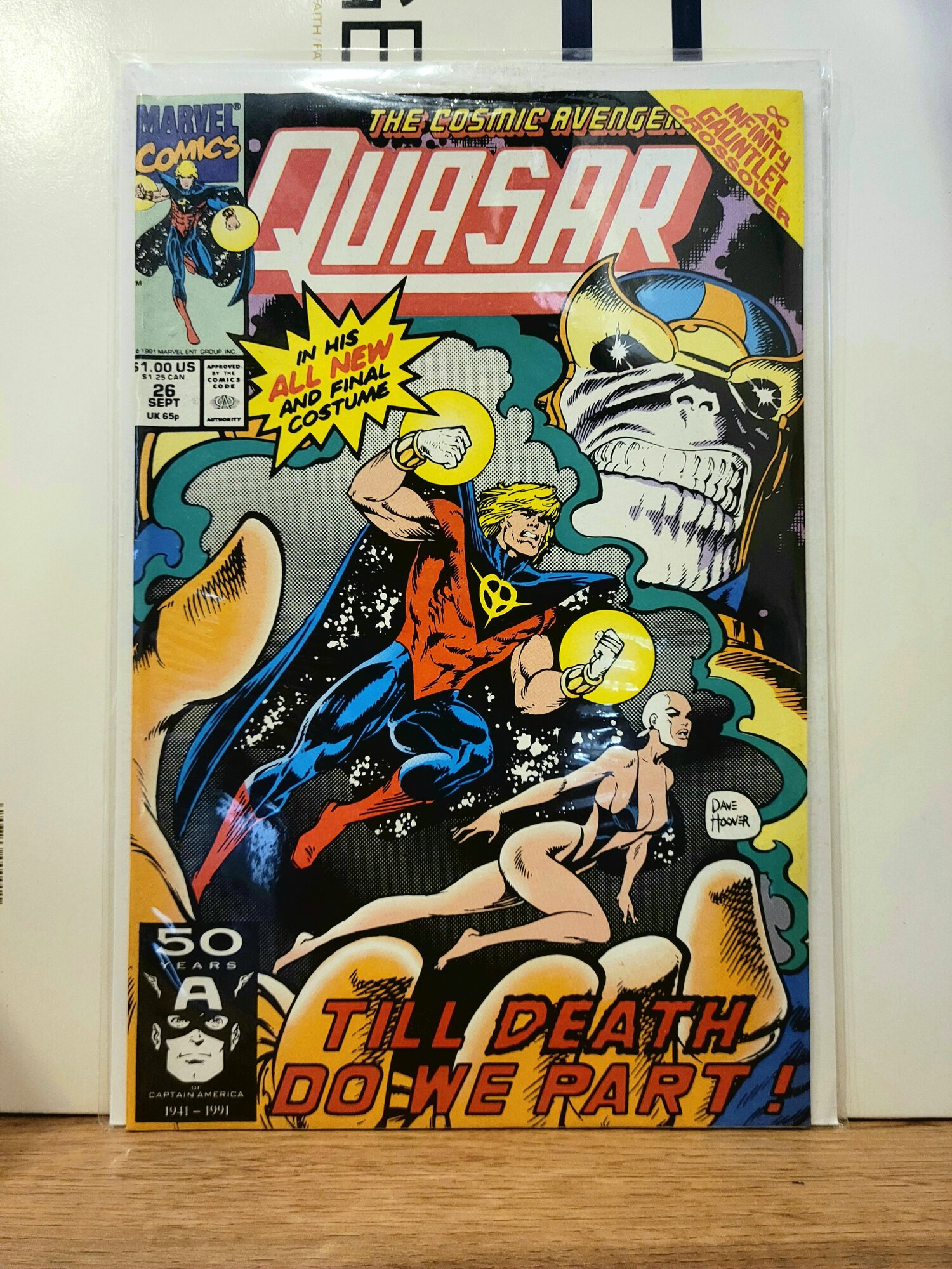 Ретро Комикс Quasar #26. 1991 Год. Marvel.
