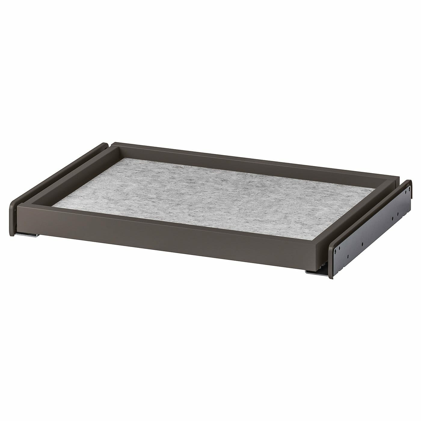 Корзина для хранения IKEA KOMPLEMENT, темно-серый/светло-серый, 50x35 см 895.549.59