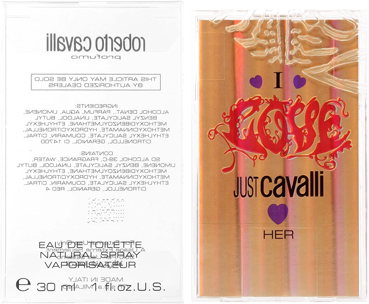 Женская туалетная вода Roberto Cavalli Just Cavalli I Love Her 30 мл / Ай Лав Хер