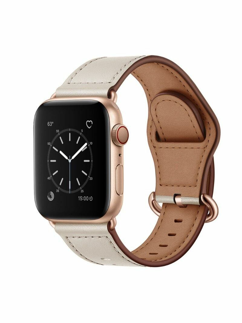 Совместимый кожаный Apple Watch ремень кожаный заменный ремень Apple Watch Series 9 8 7 6 5 4 3 2 1 SE и Apple Watch Ultra1 2 ремень